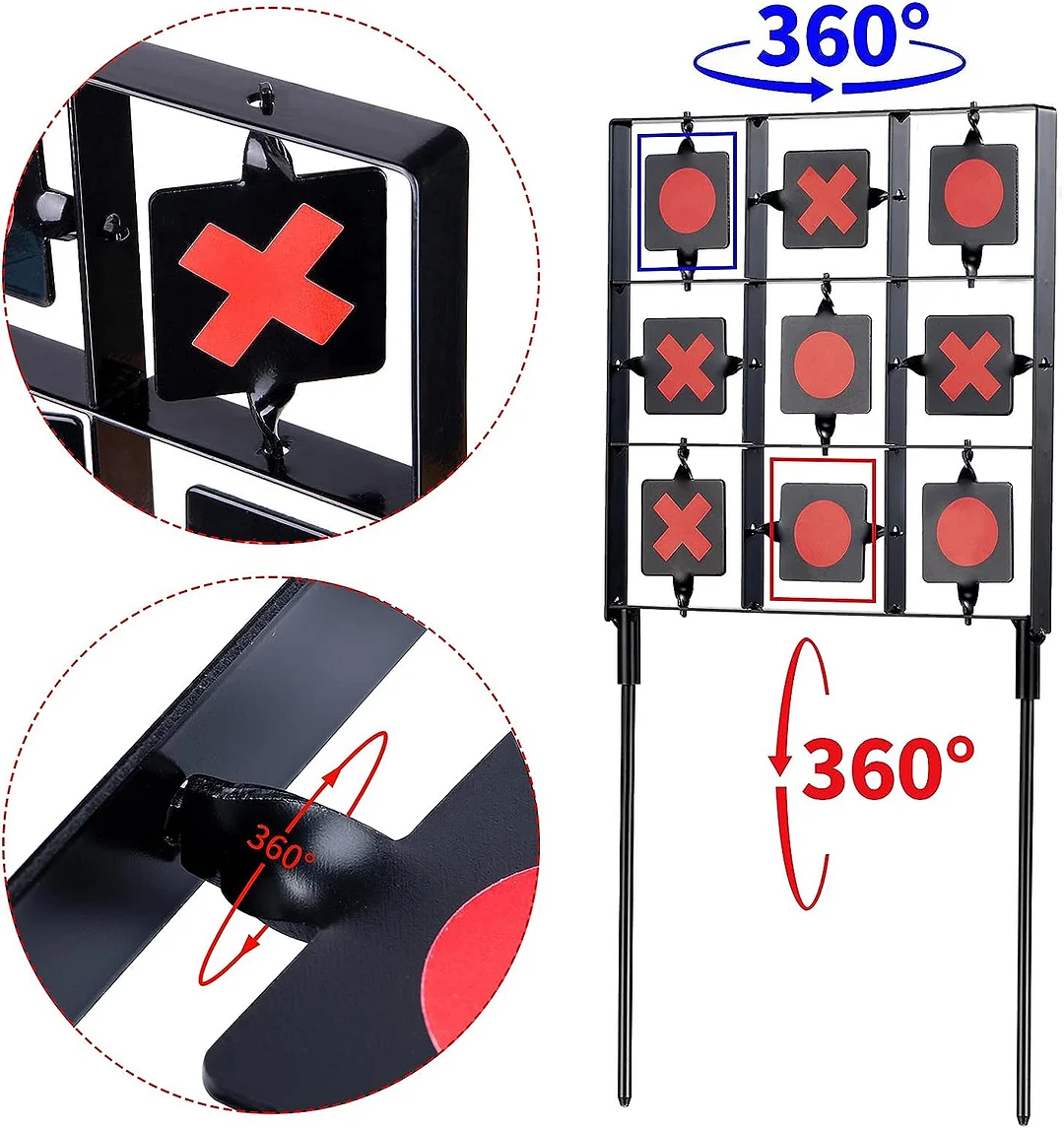 GearOZ Spinning Airsoft Target, 18"x9", Pellet Gun Targets, Air Rifle ...