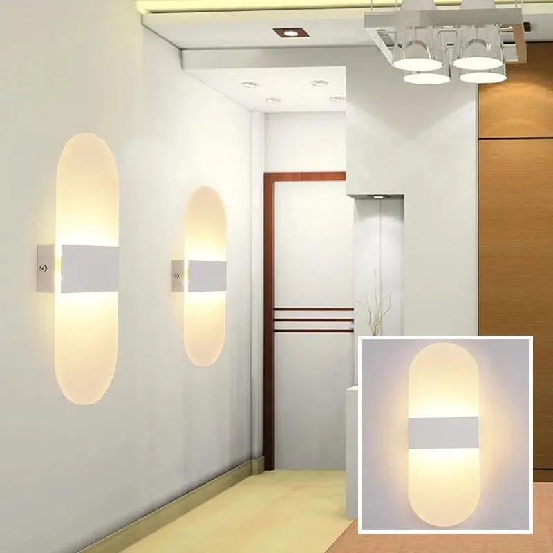 LED wall light AC110V220V indoor lighting home bedroom bedside lamp ...