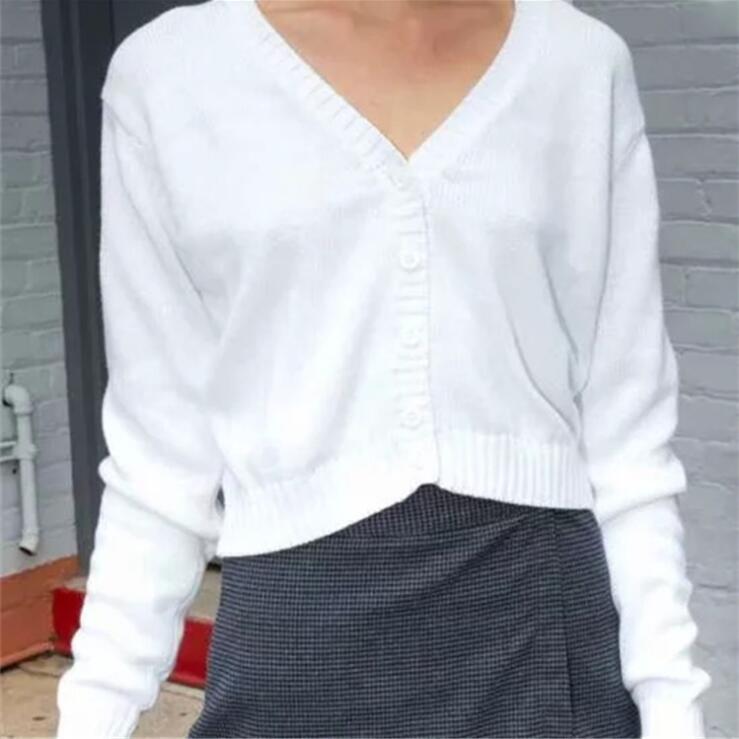 SIMPLE KNITTED CARDIGAN