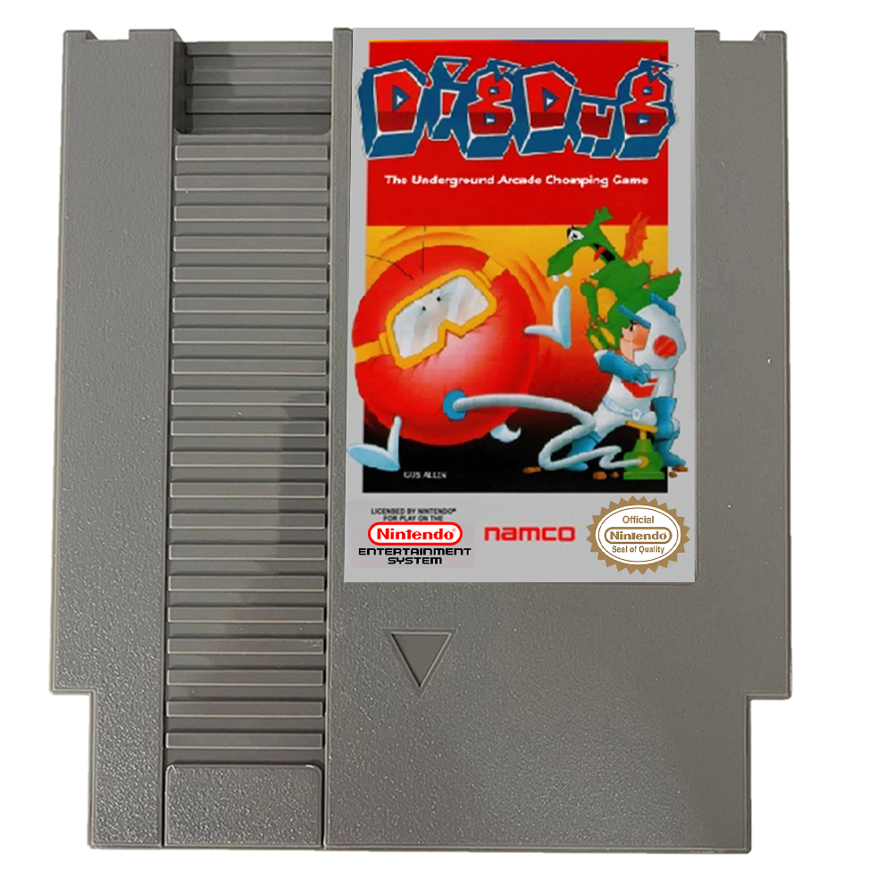 Dig Dug NES For Nintendo Entertainment System Console - 8 Bit Game ...