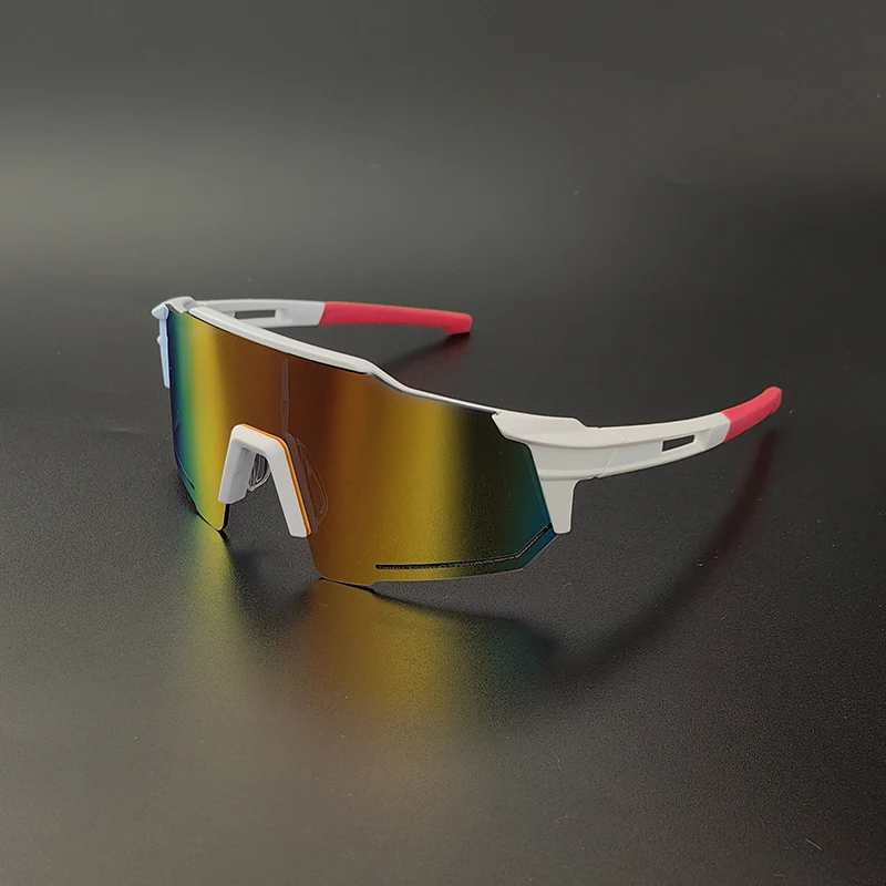 Men's UV400 Cycling Sunglasses Rimless 2024 Outdoor Running Fishing ...