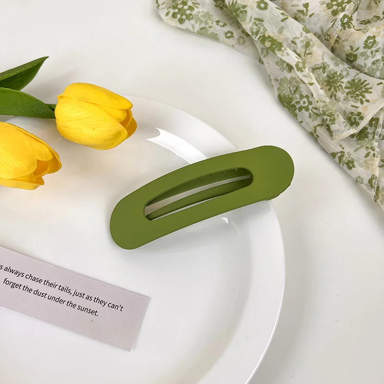 SPRING AND SUMMER GREEN HAIR CLIP SET