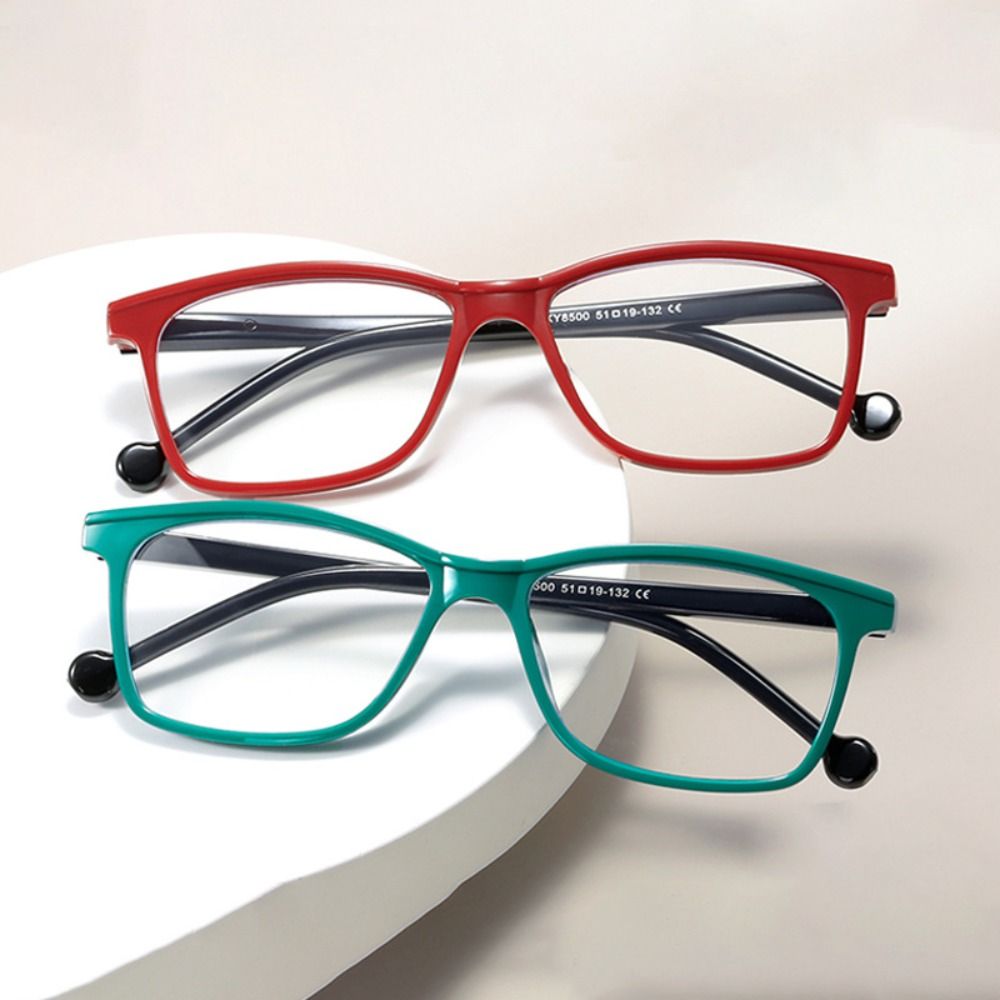 Green Square Anti-Blue Light Glasses Women Men Oversized Optical Frame ...