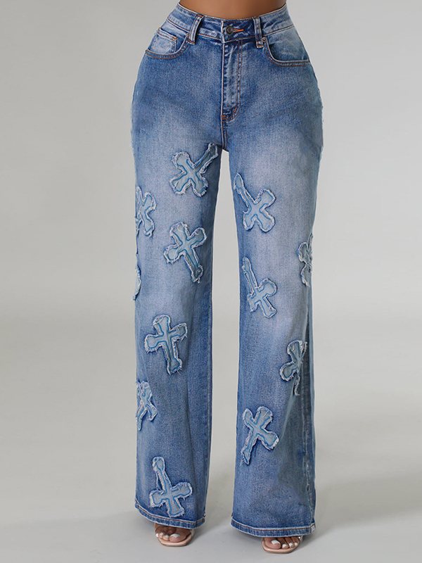 Cross Patch Jeans