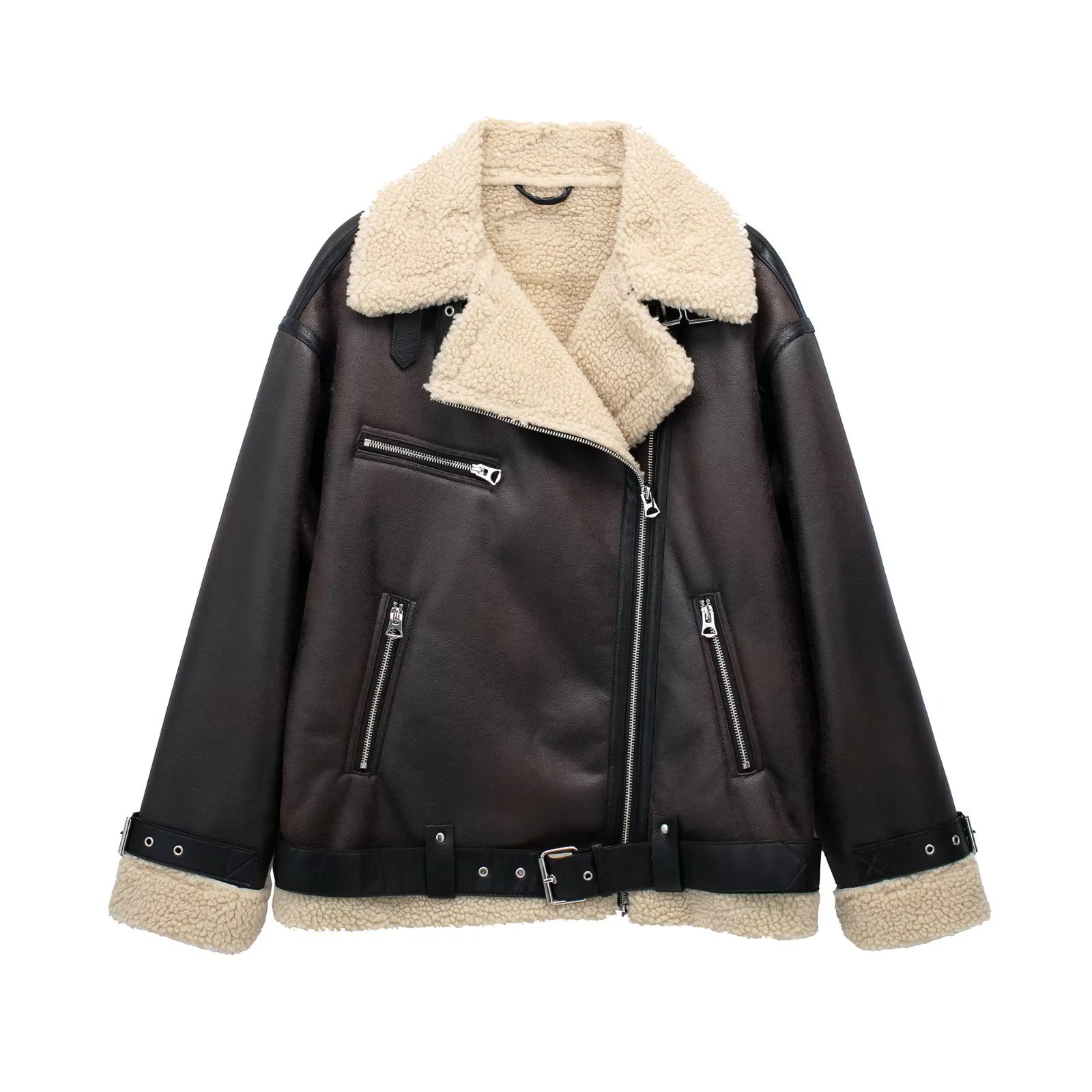 Uveng New Autumn Style With Belt Double-Sided Jacket 8073264