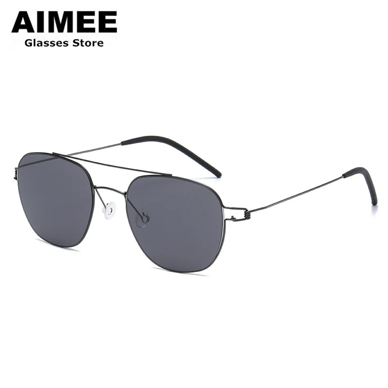 Screwless Ultralight Sunglasses Men Women Round Sun Glasses Frames ...