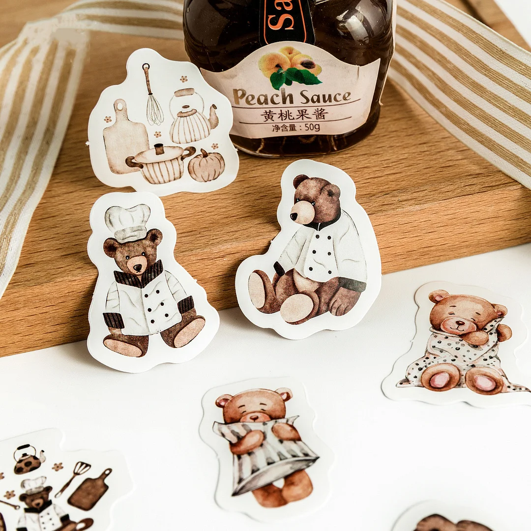 Cream Bear Sticker Pack