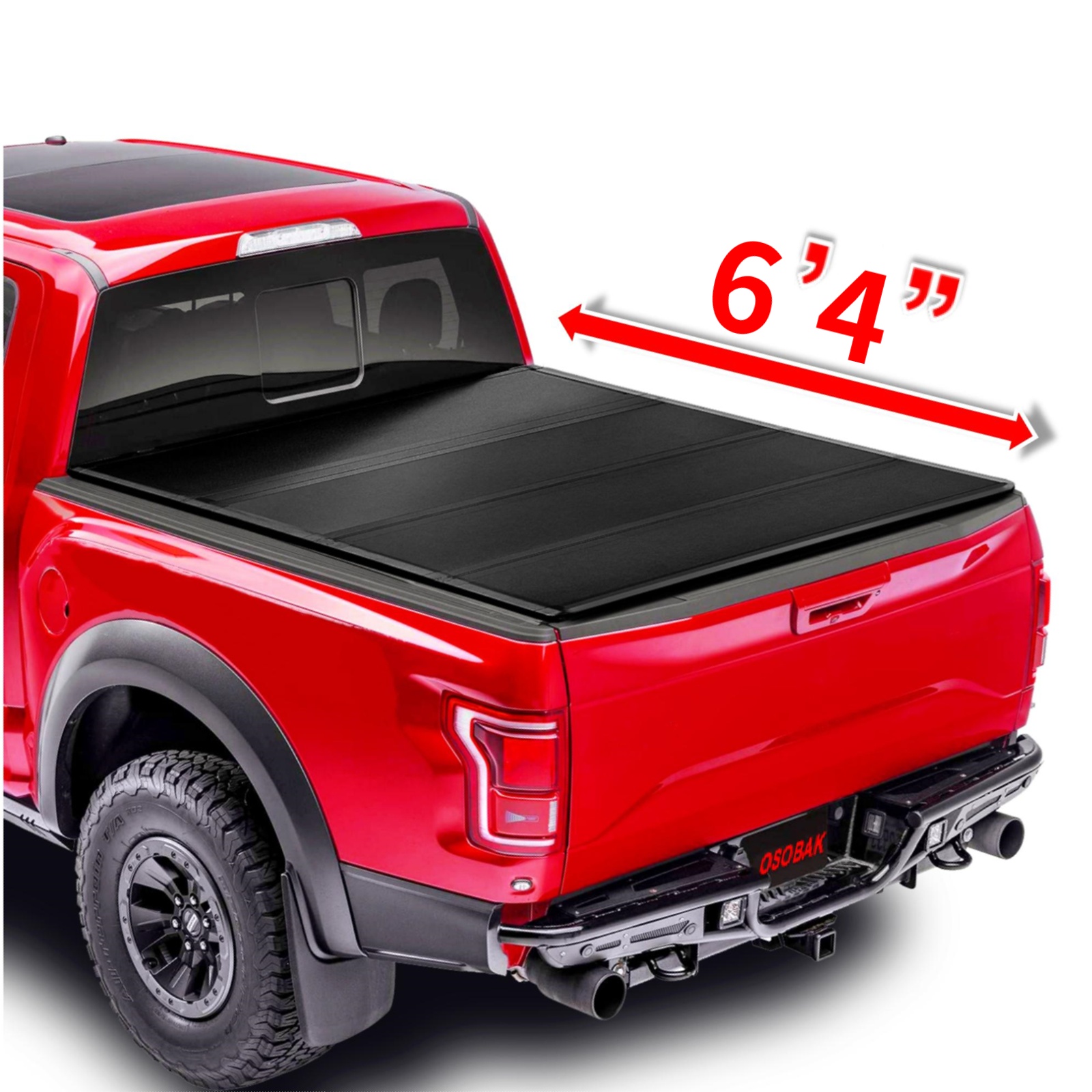 For 2019-2025 Dodge Ram 1500 New Body 6'4" Truck Bed | OSOBAK Hard Tri ...