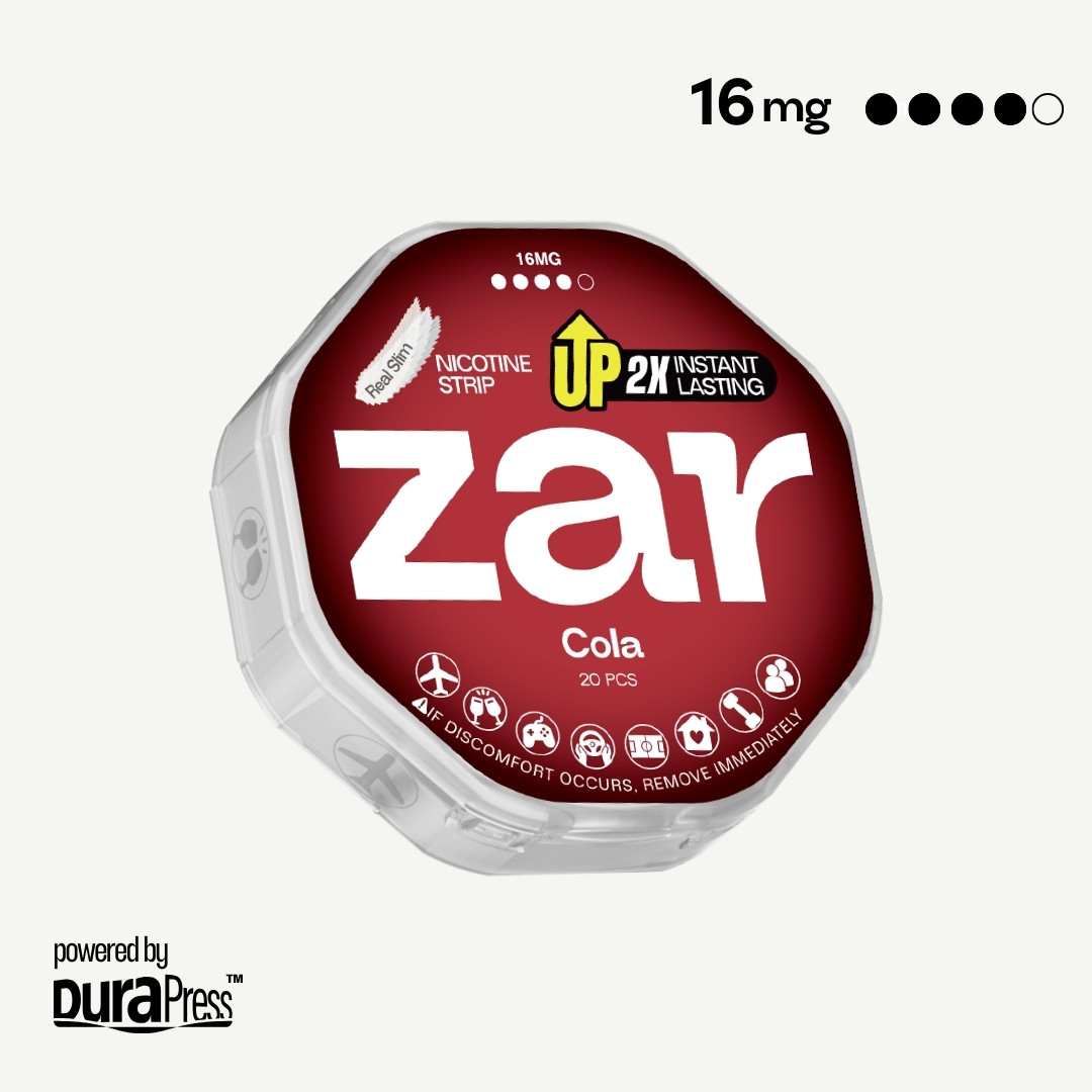 Shop zar Cola 16mg - NicPouch Strip