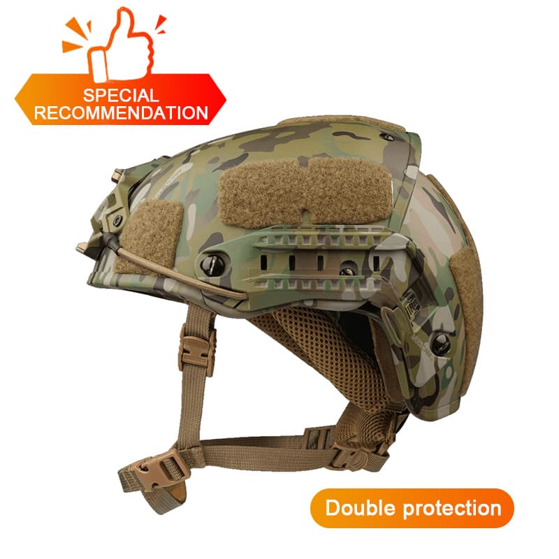 Hikepros Airframe Military Tacitcal Helmet Nij Level IV Rifle Double ...