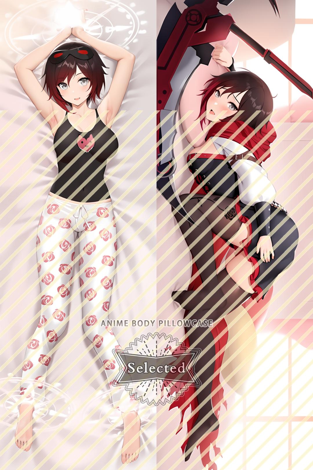RWBY Ruby Rose Hugging body pillow Custom Dakimakura Body Pillows