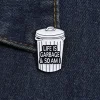 Trash Can Shape Pins
