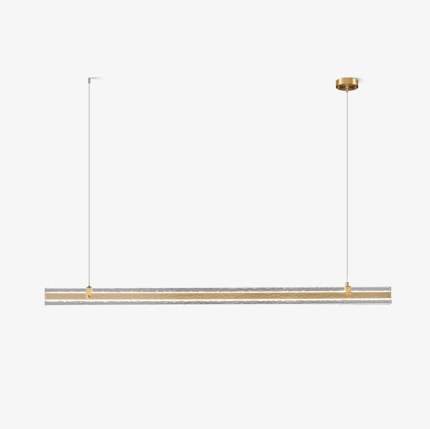Linear Ribbon Island Pendant Light - Sleek Modern Design with Versatile ...