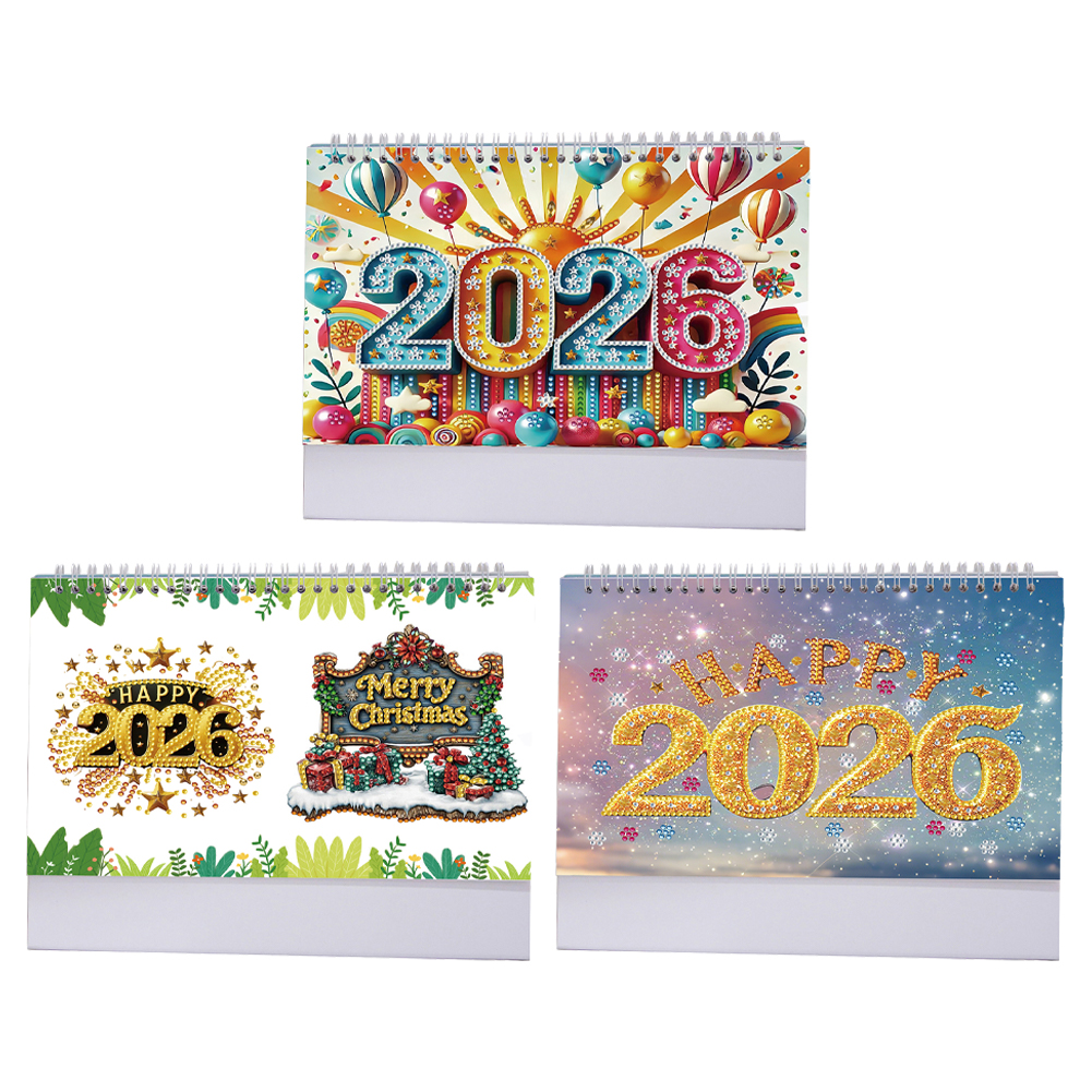 Diamond Painting Calendar DIY Calendar Desktop Ornament for Home Office ...