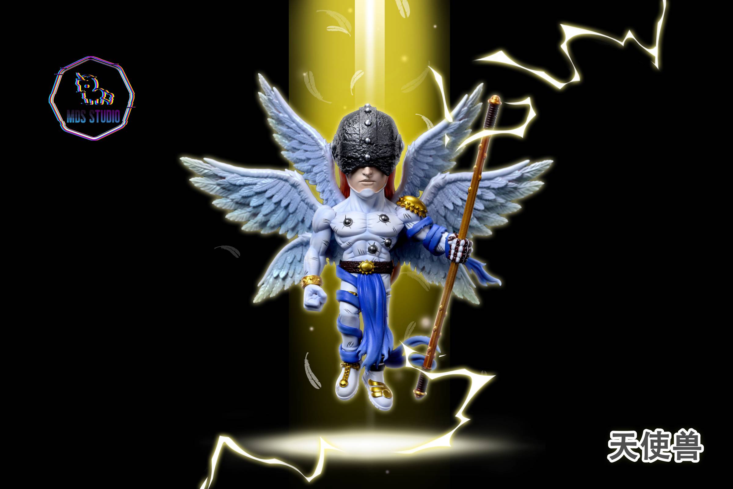 WCF Scale Angemon - Digimon Resin Statue - MDS Studio