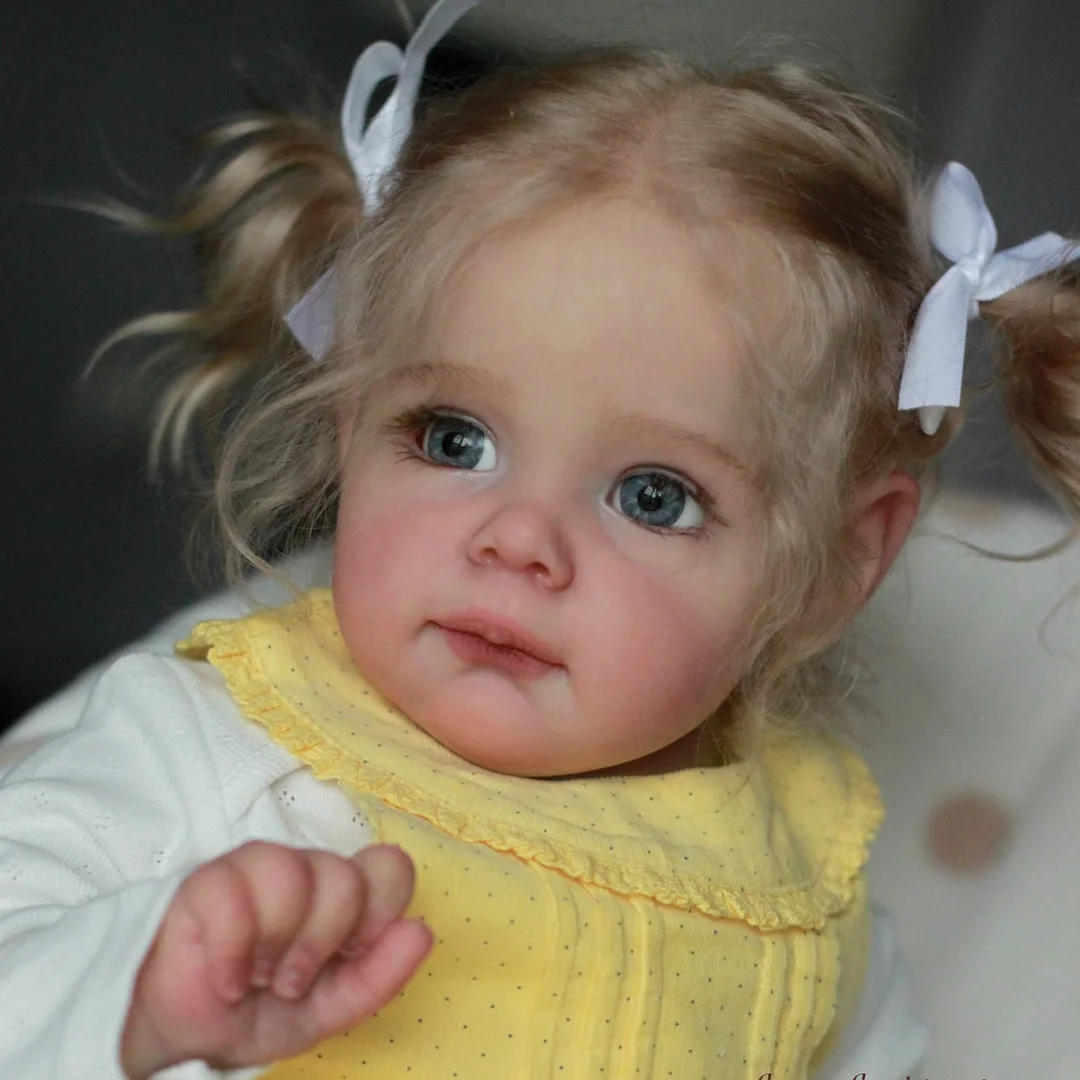 15'' Cute Lifelike Handmade Reborn Toddlers Girl Doll Named Ambe with ...