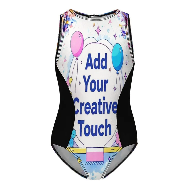 Custom High-Quality Girls' Swimsuit - Fully Personalized