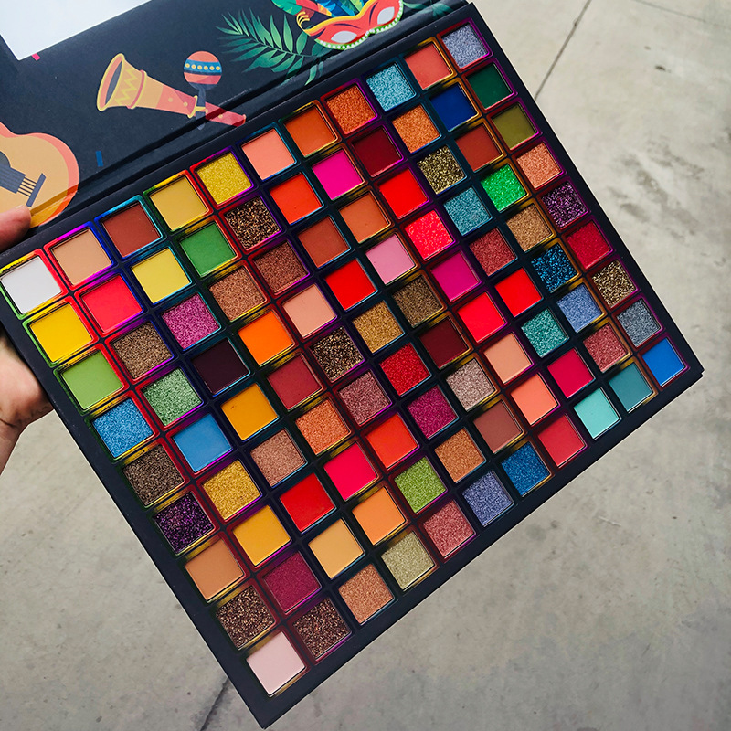 99 Colors Eyeshadow Palette Brazilian Makeup Palette Large Eyeshadow ...