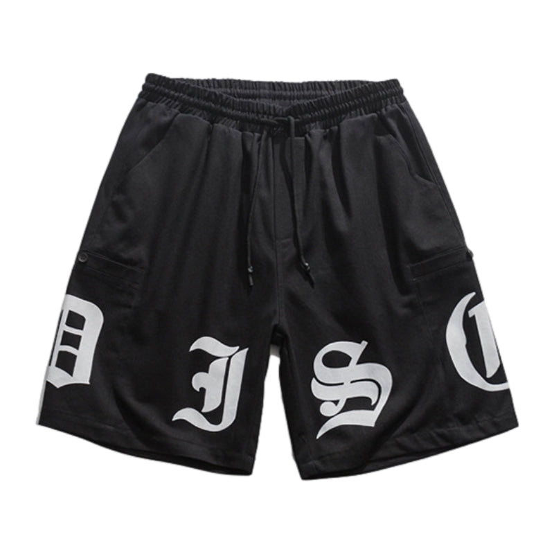 Symbol Print Shorts