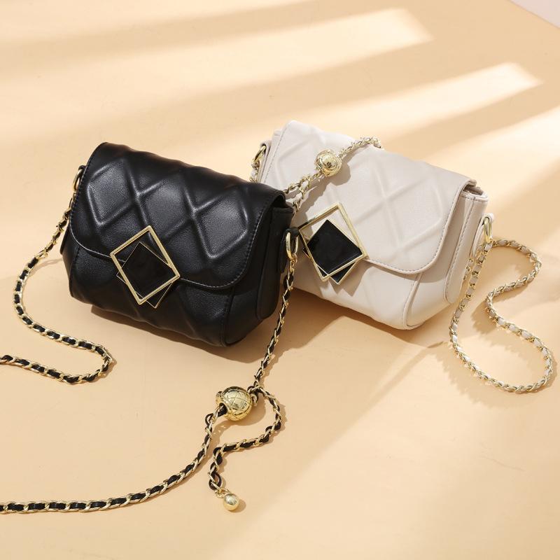 Premium Sense Diamond Small Golden Ball Chain Bag