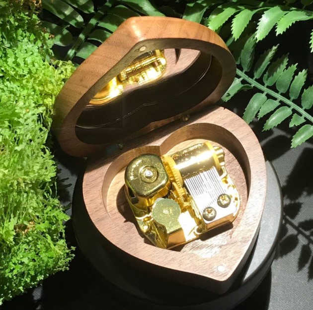 Heart Shape Music Box