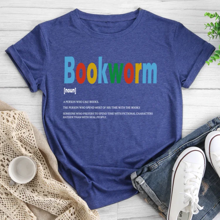 Bookworm T-shirt Tee-013746
