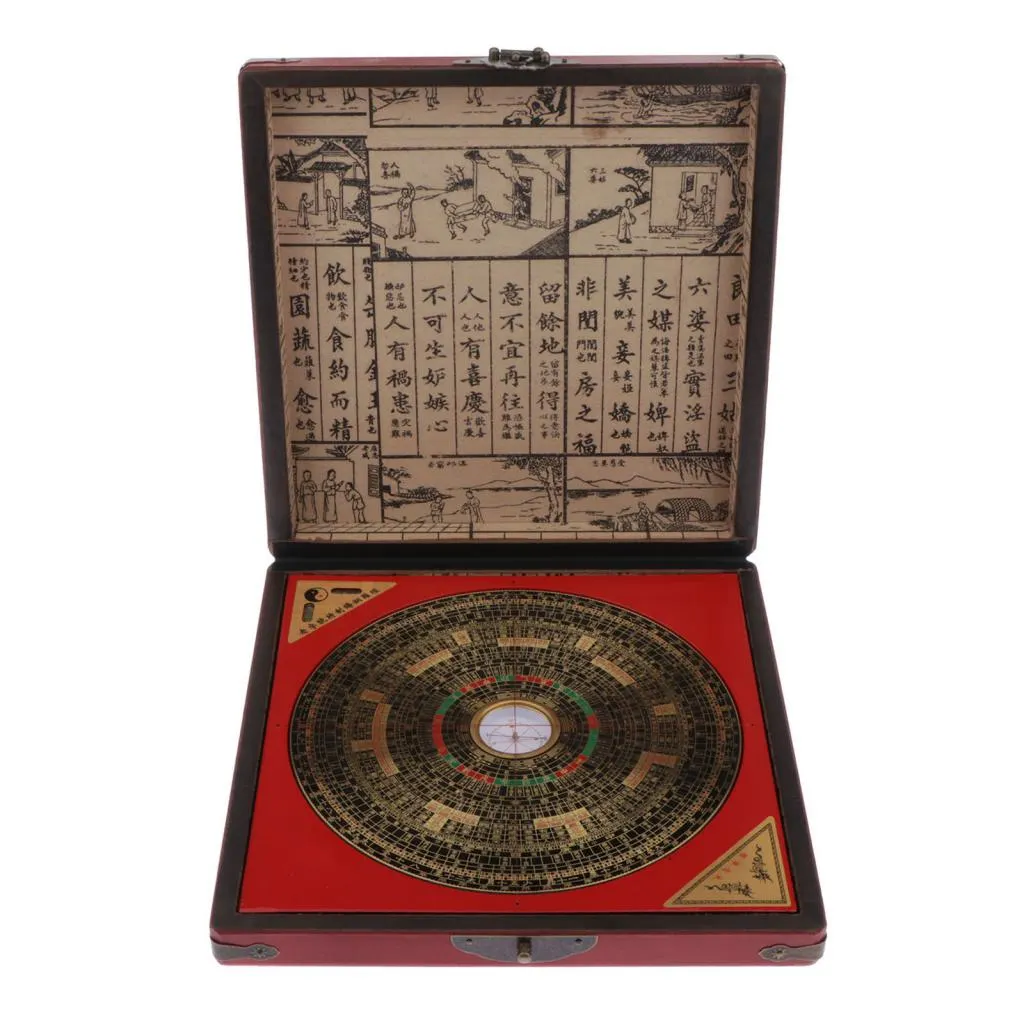 Classic Chinese Feng Shui Luo Pan Tool Ancient Compass Bring Good Luck ...