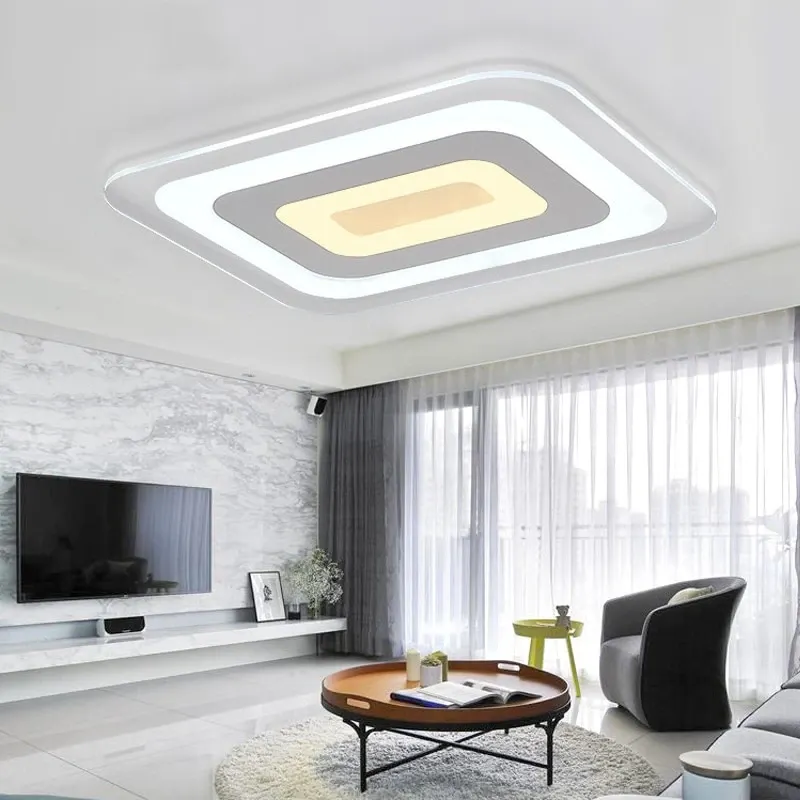 Modern Led Ceiling Lights For Indoor Lighting Plafon Led Square Ceiling ...