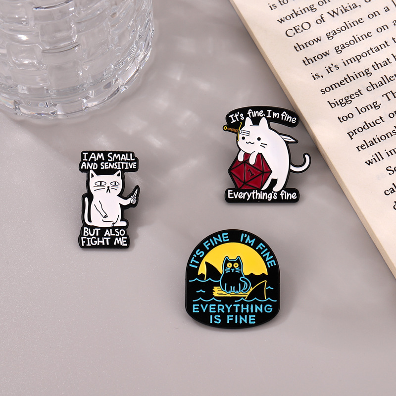 Cartoon Cute Cat Pins