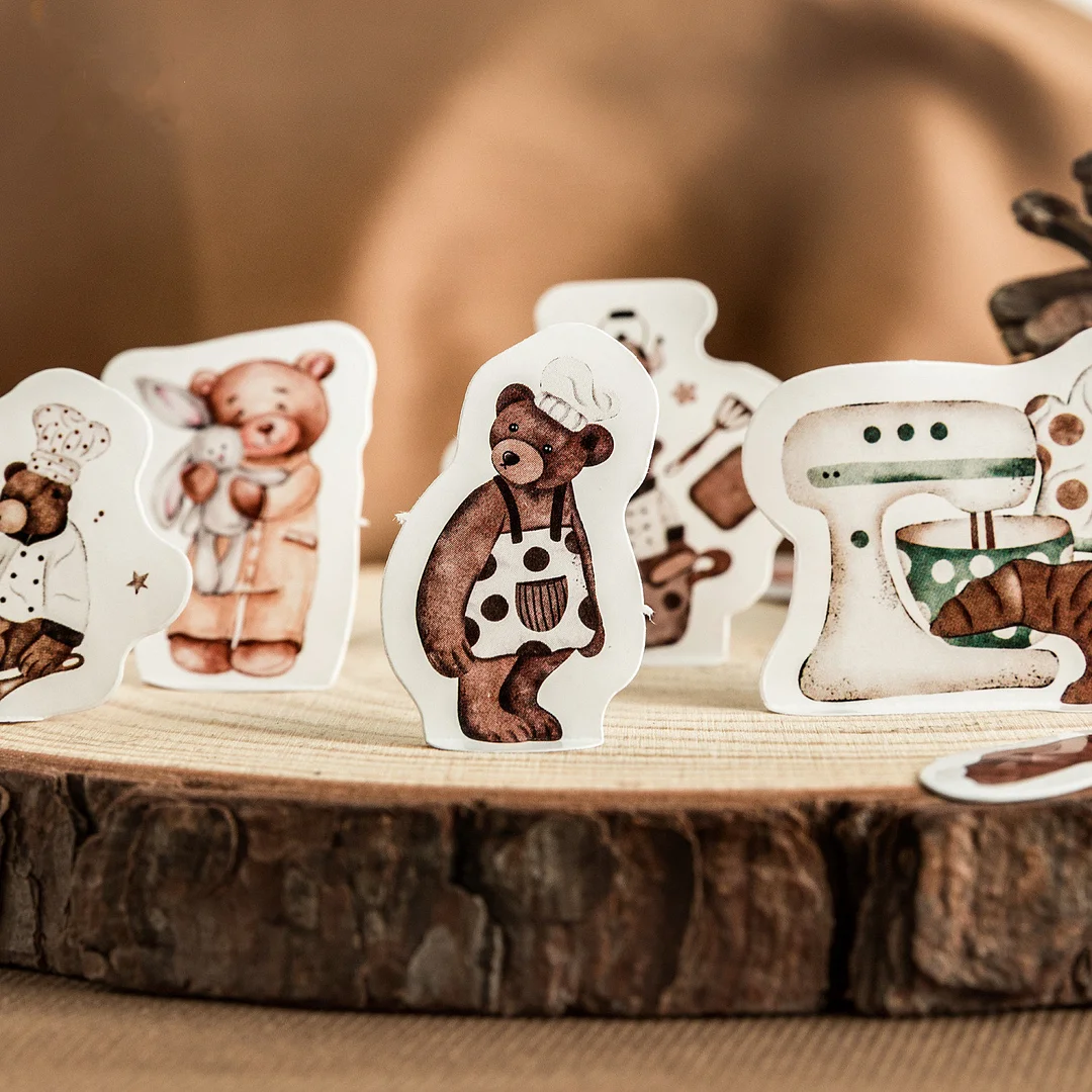 Cream Bear Sticker Pack