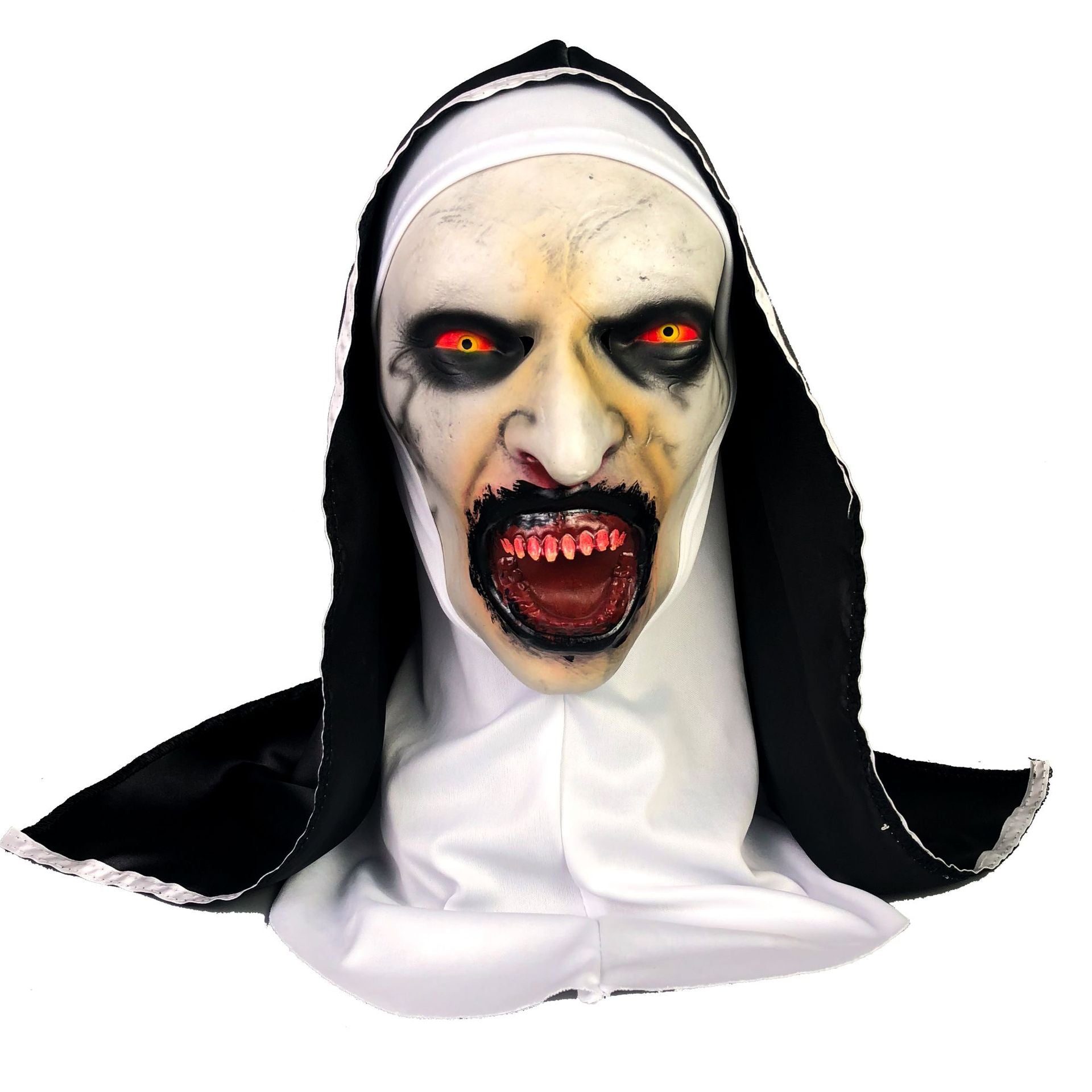 Halloween Open Mouth Horror Nun Mask