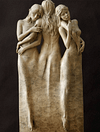Sculpture of Three Goddess Embracing