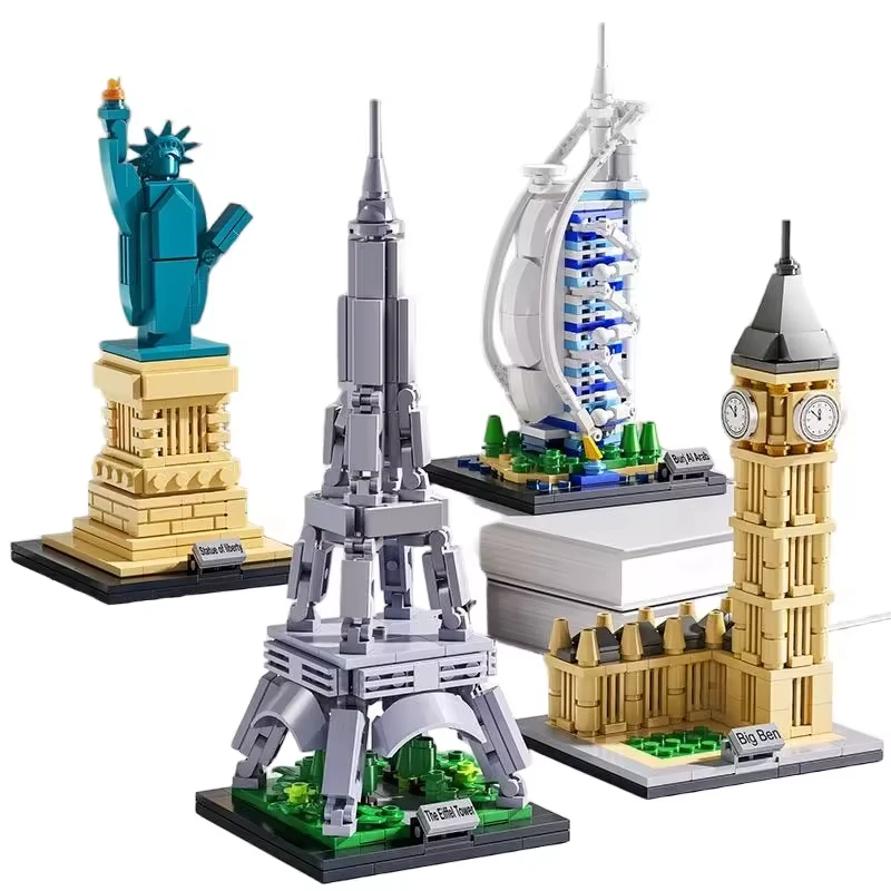 Personalized DIY 3D Architecture Building Blocks Kit – Educational Mini ...