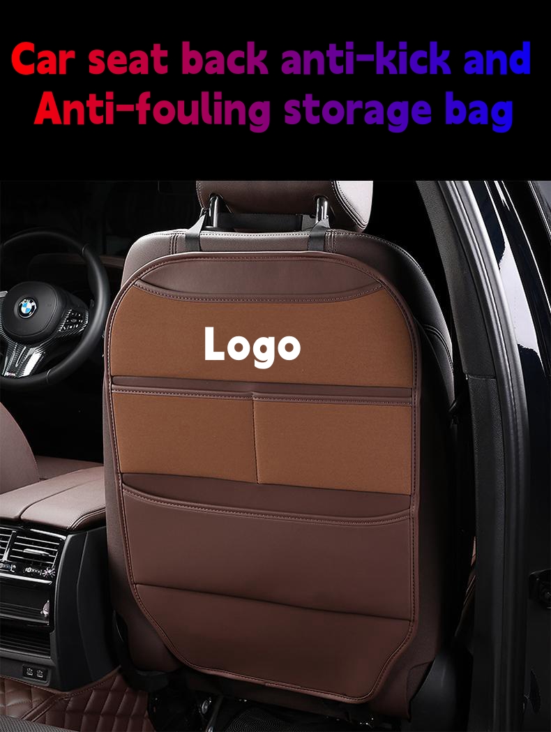 Car seat back storage bag