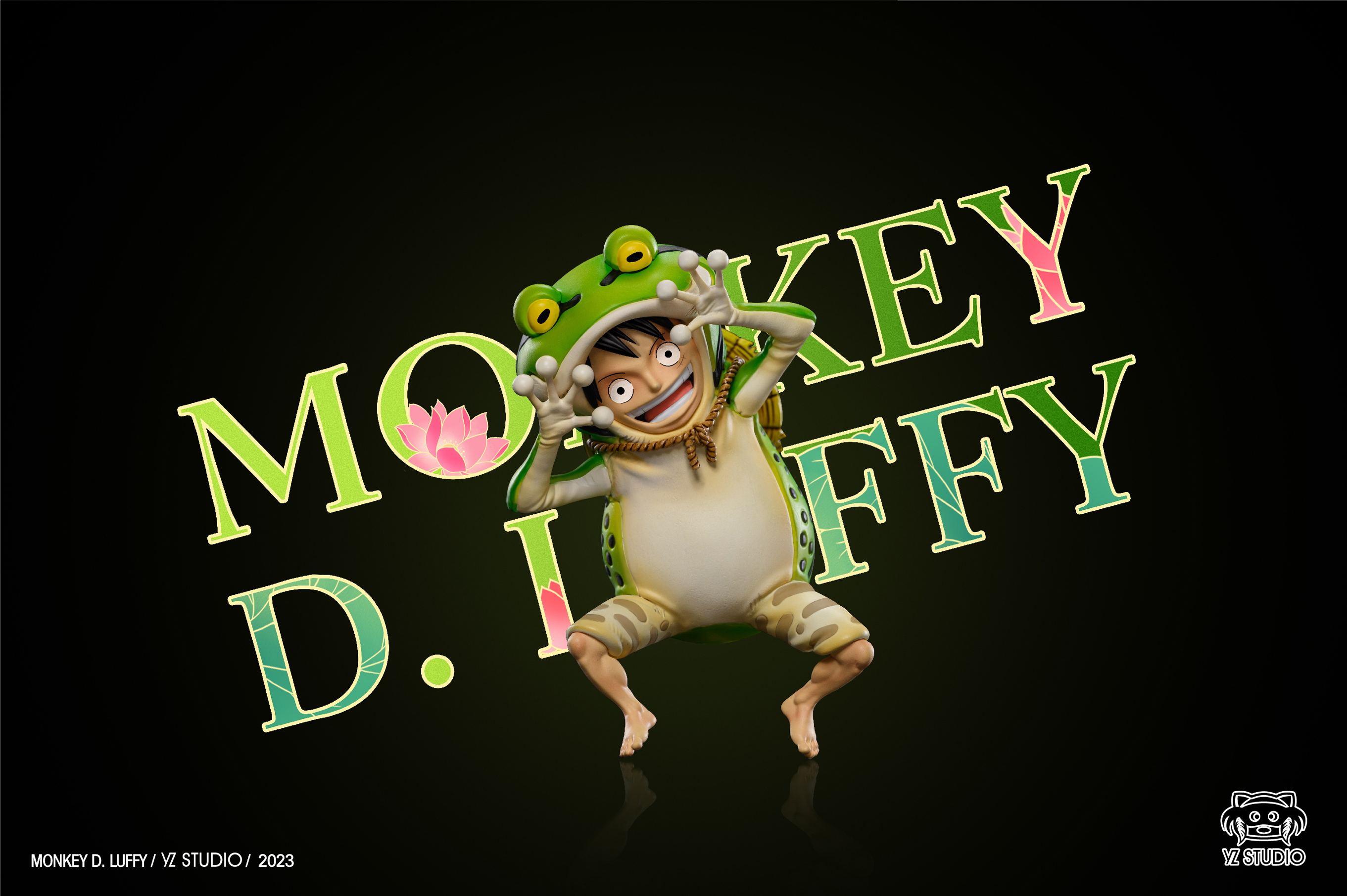 Title Page Series 004 Frog Cosplay Monkey D. Luffy - ONE PIECE Statue ...