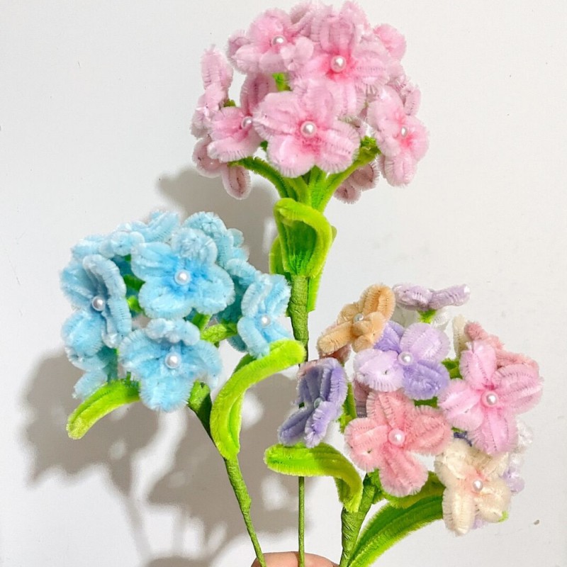 DIY Pipe Cleaners Kit - Hydrangea Paniculata