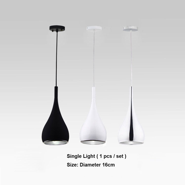 Modern Simple Pendant Lights Minimalist LED Hanging Lamp