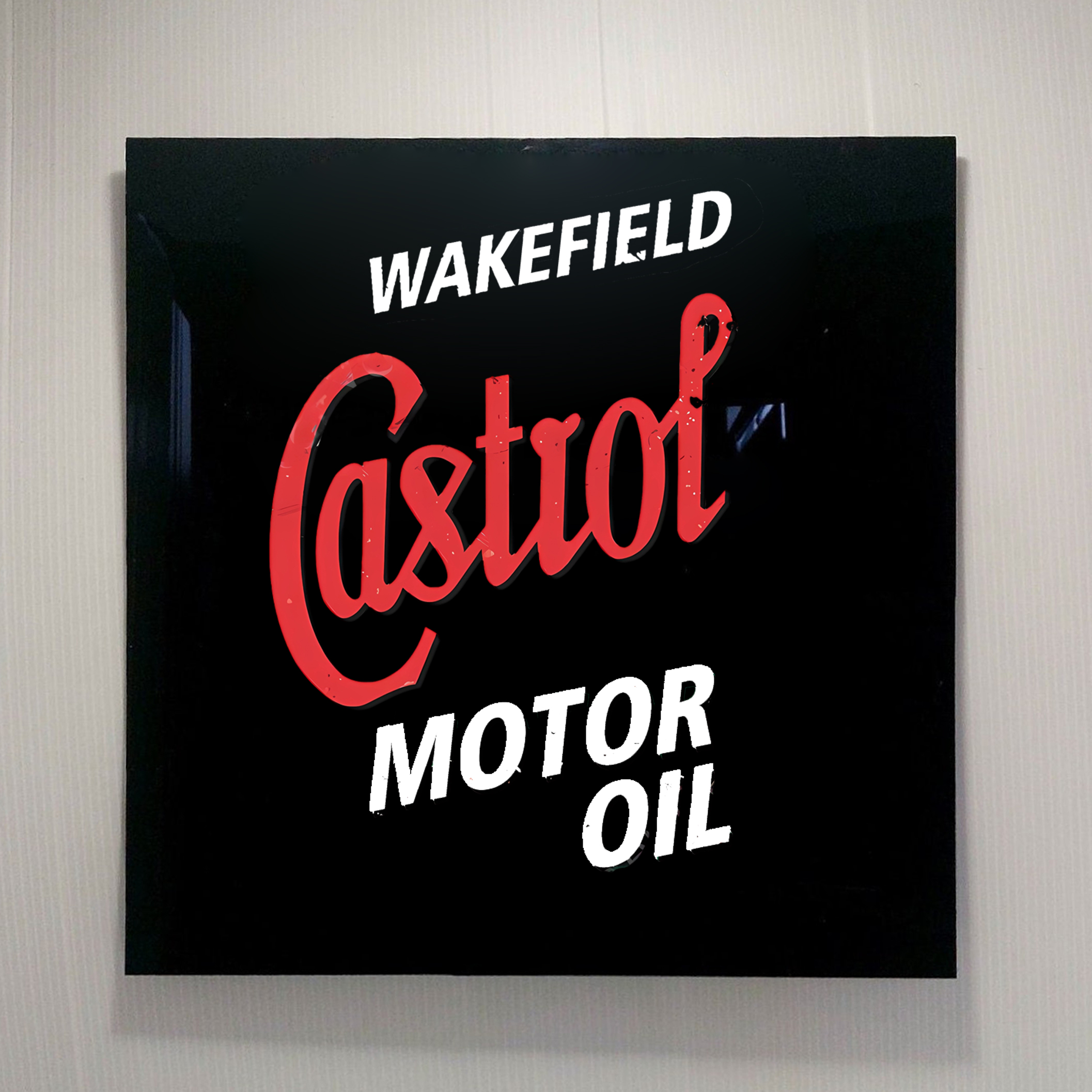 Castrol Motor Oil - Acrylic Wall Art - 30*30cm
