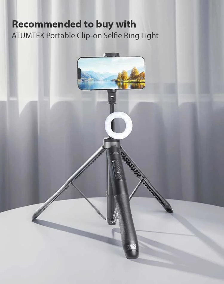 Atumtek 51 Selfie Stick Tripod Premium Pro Phone Tripod Stand All In