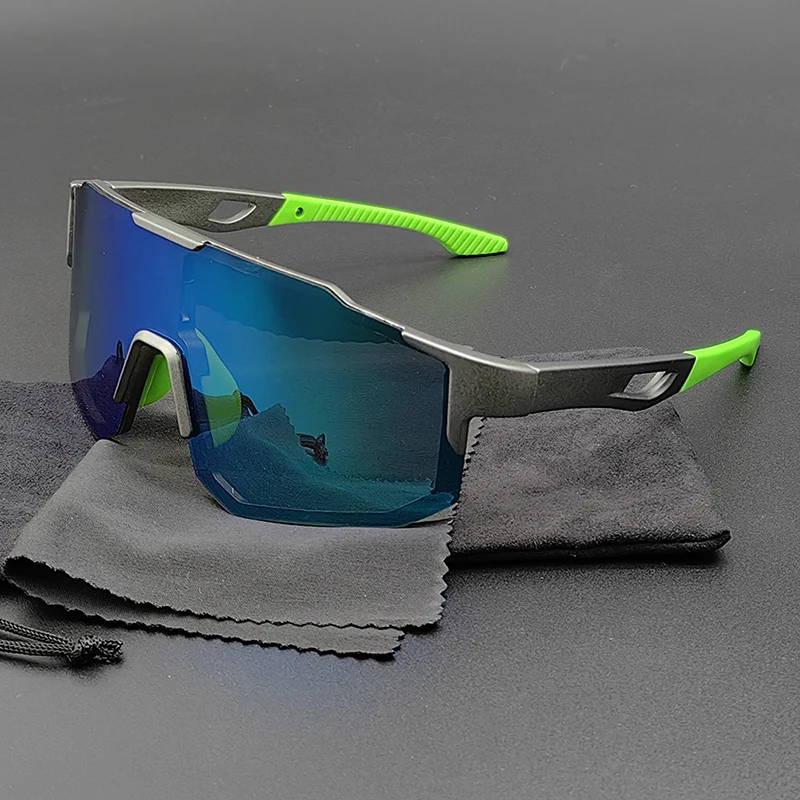 Polarized Cycling Sunglasses Photochromic Sports Running Goggles Men's ...