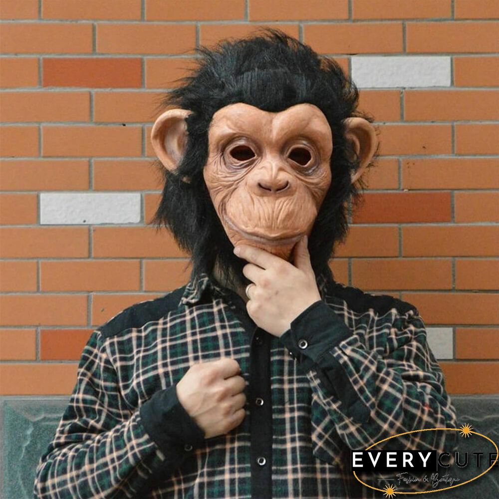 Halloween Monkey Mask Chimp Mask