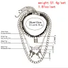 LOCK AND KEY RIVET NECKLACES