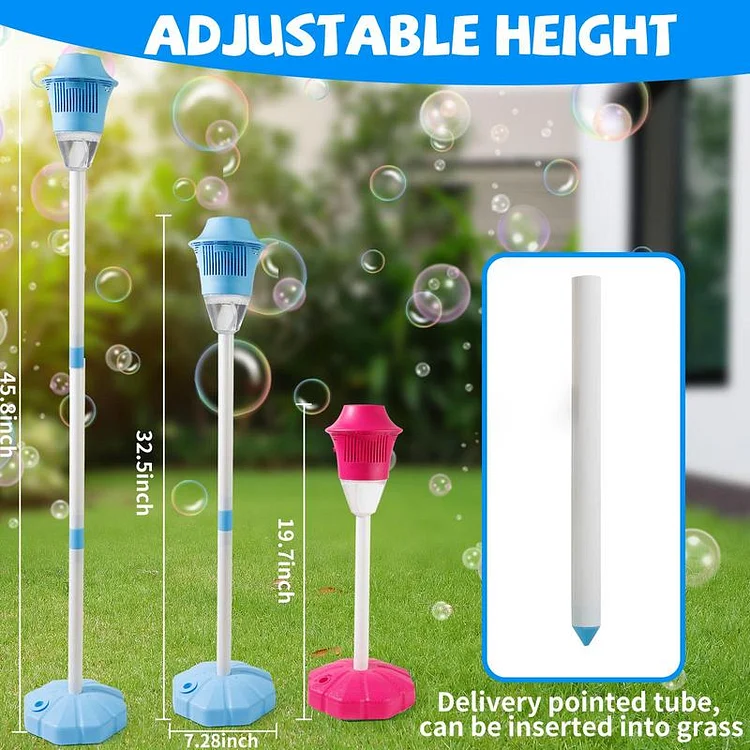 🫧🫧Fully automatic adjustable height stand bubble machine
