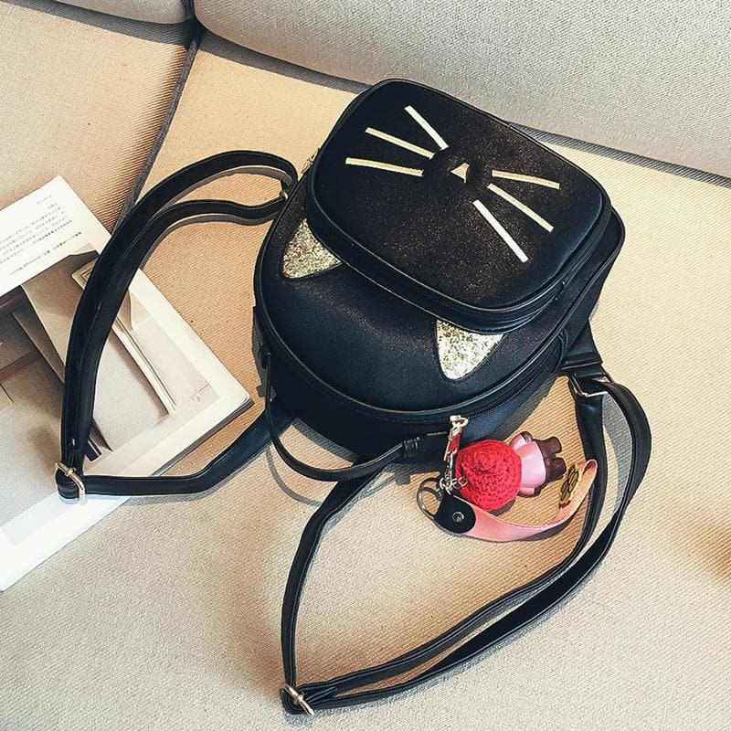 7 Colors Kawaii Glitter Cat Backpack SP1812128