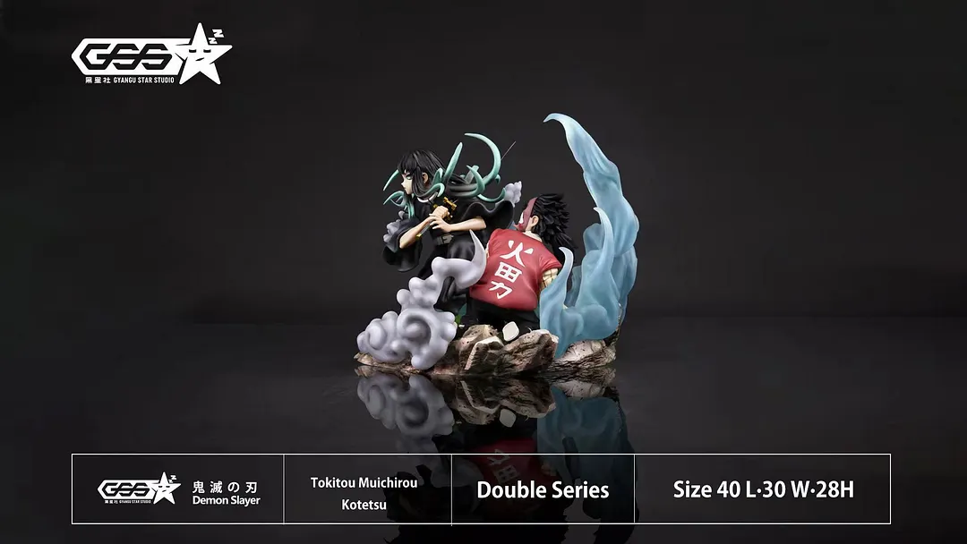 Muichiro Tokito & Kotetsu - Demon Slayer: Kimetsu No Yaiba Resin Statue ...