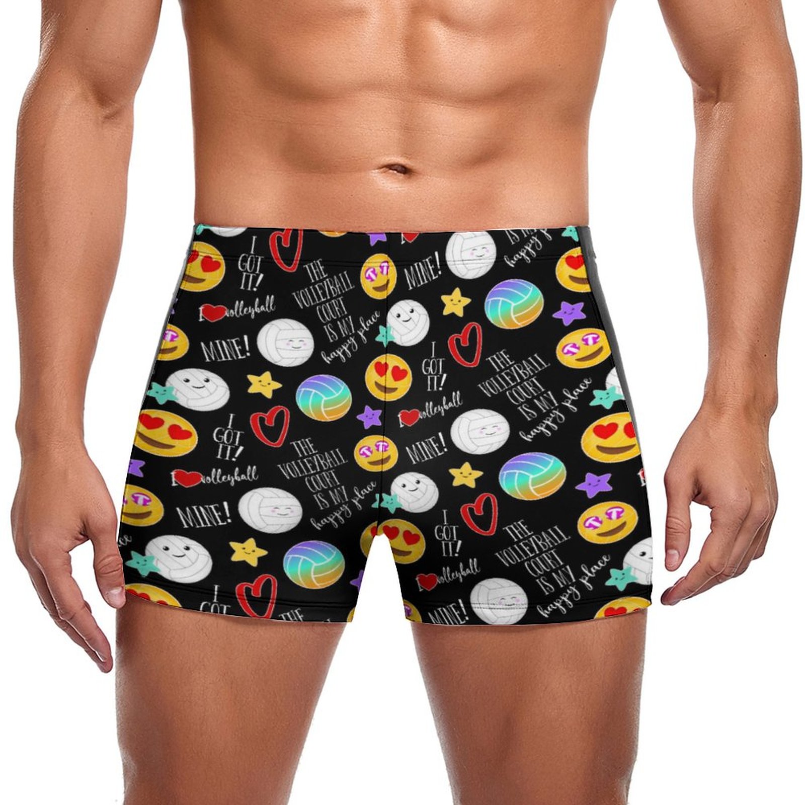 Mens Quick Dry Swim Trunks Square Leg Lightweight Beach Swimwear Girly ...