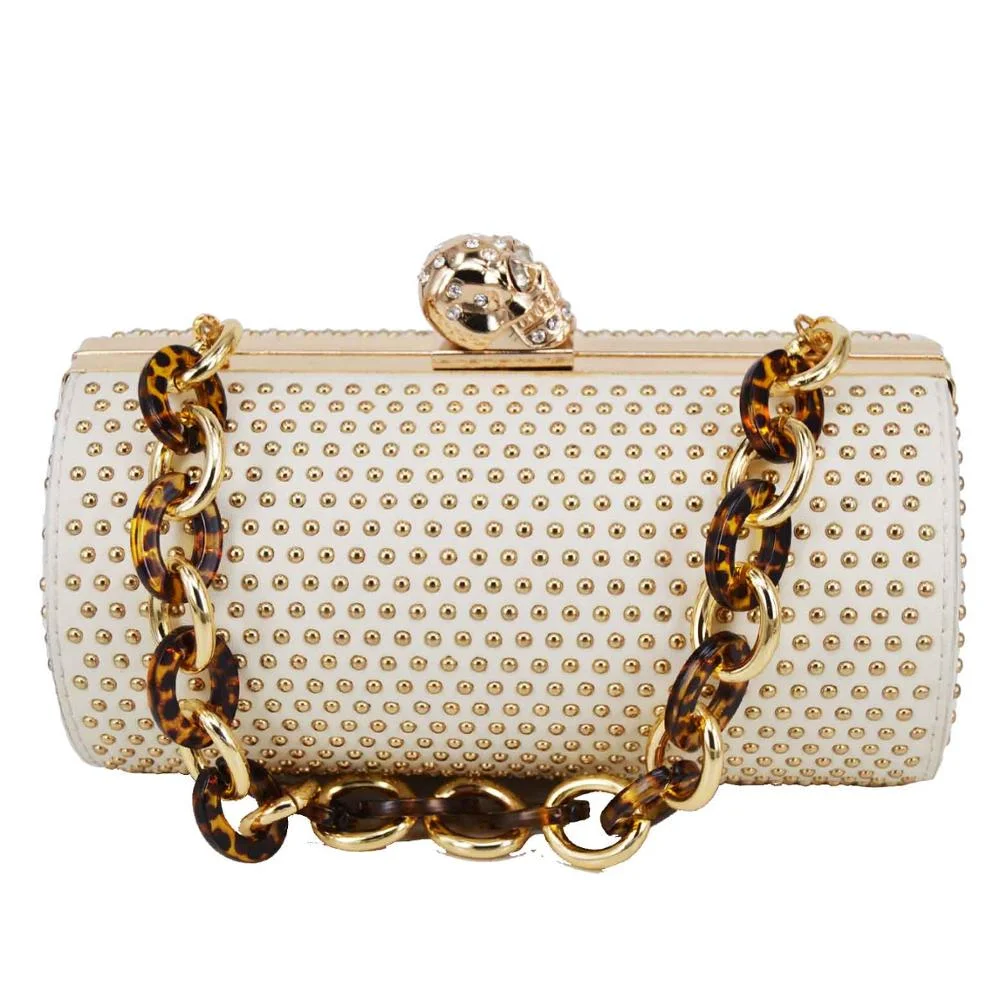 Box Designer evening bag diamond flower Clutch Bag hollow relief ...