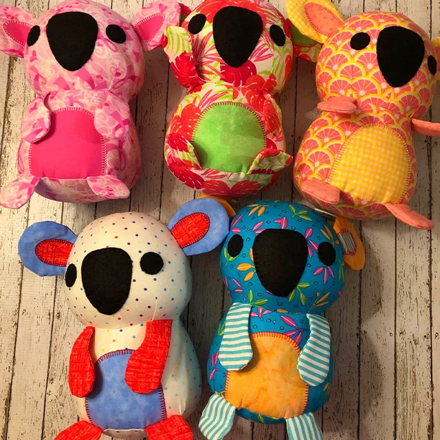 Fabric Koala Patchwork Template Set