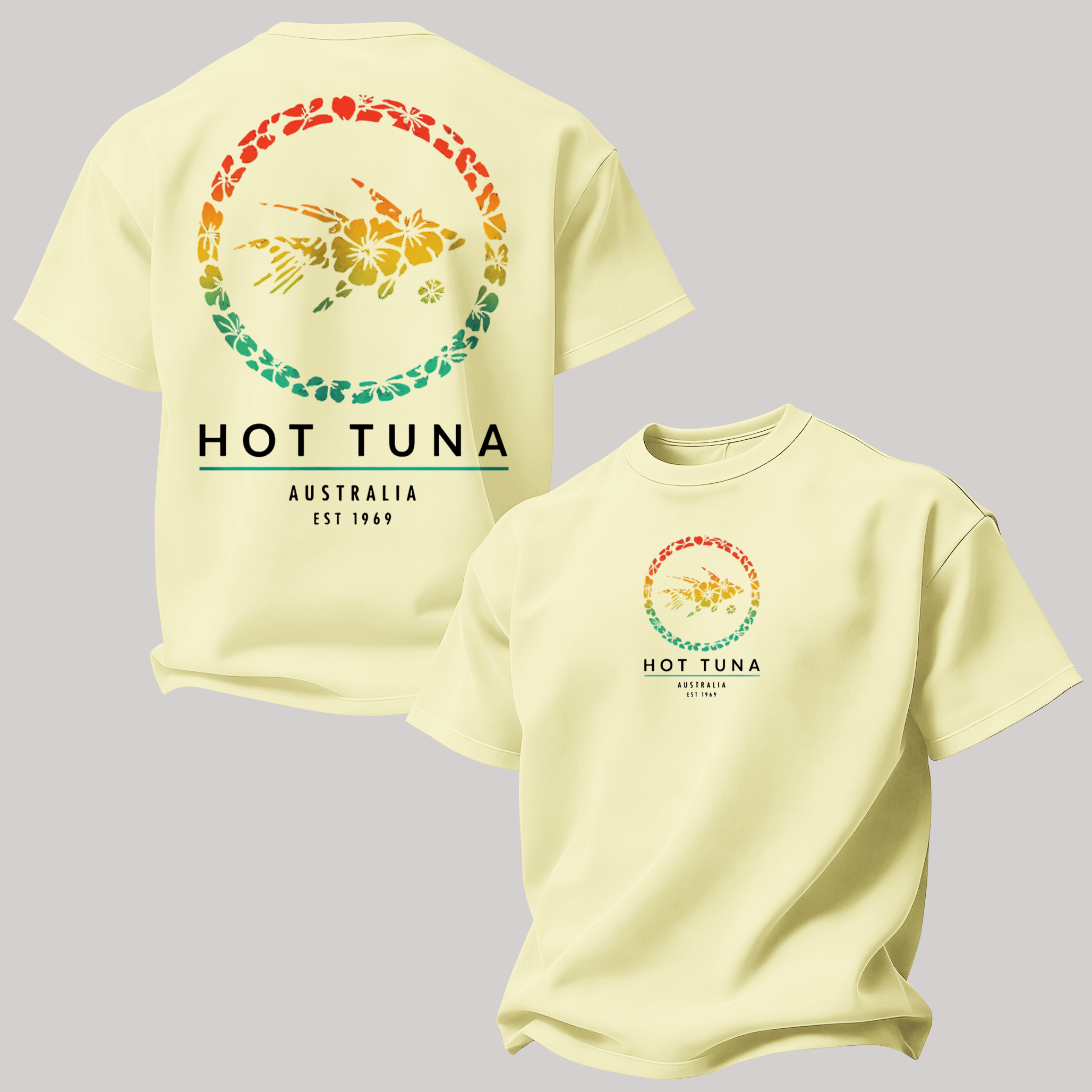 Hot Tuna Australia Est 1969 Printed Oversized Unisex T-shirt