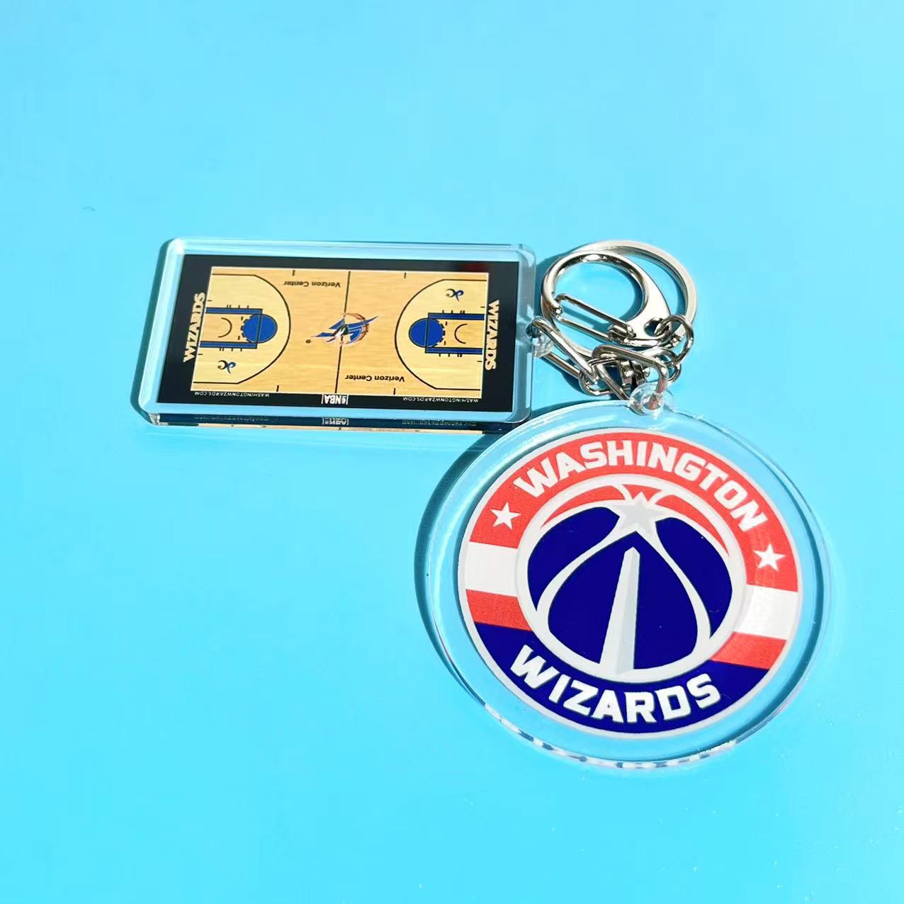 WAS Stadium&Badge Keychain